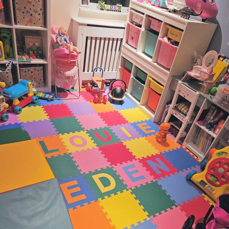 Single Letter Mats (A to Z) Soft Floor KIDS